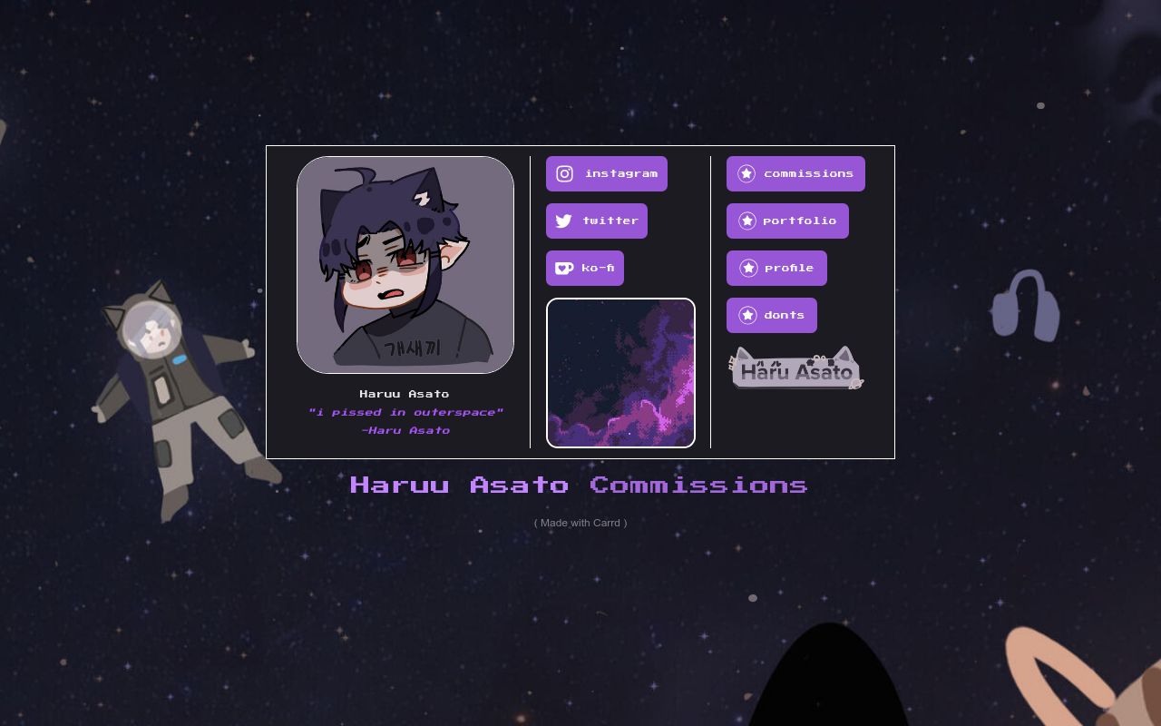 Haruu Asato Commissions